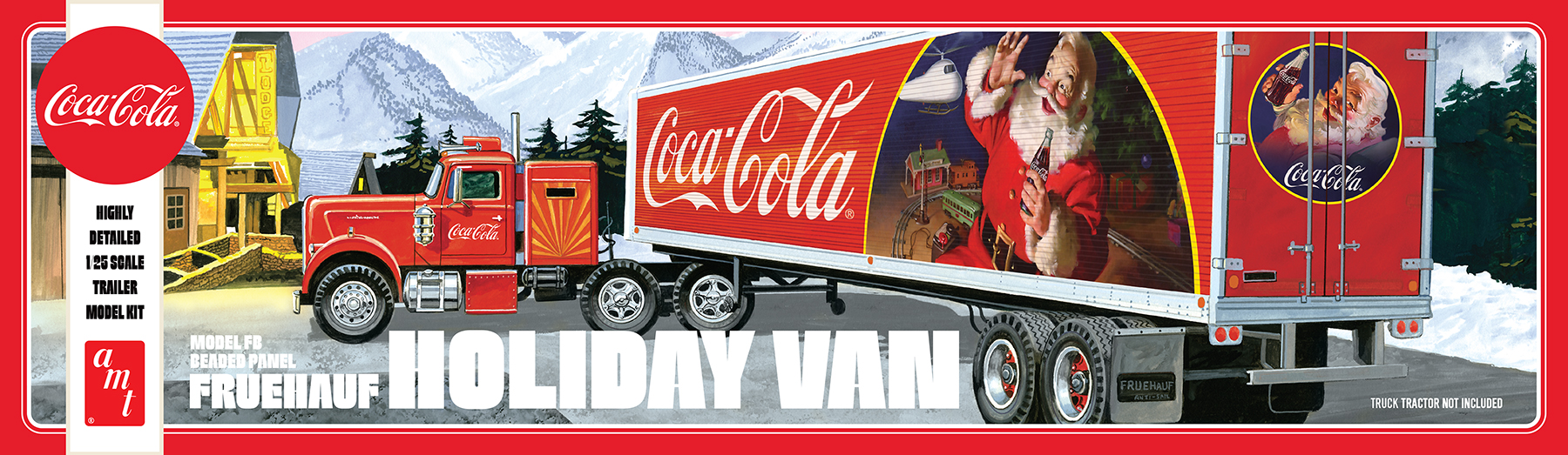 AMT 1:25 Fruehauf Trailer Coca Cola - Taupo Hobbies & Toys Ltd Store