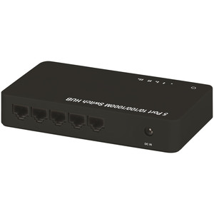 HUB SWITCH 5PORT 1000MBPS W/PSU - Tech Central Store
